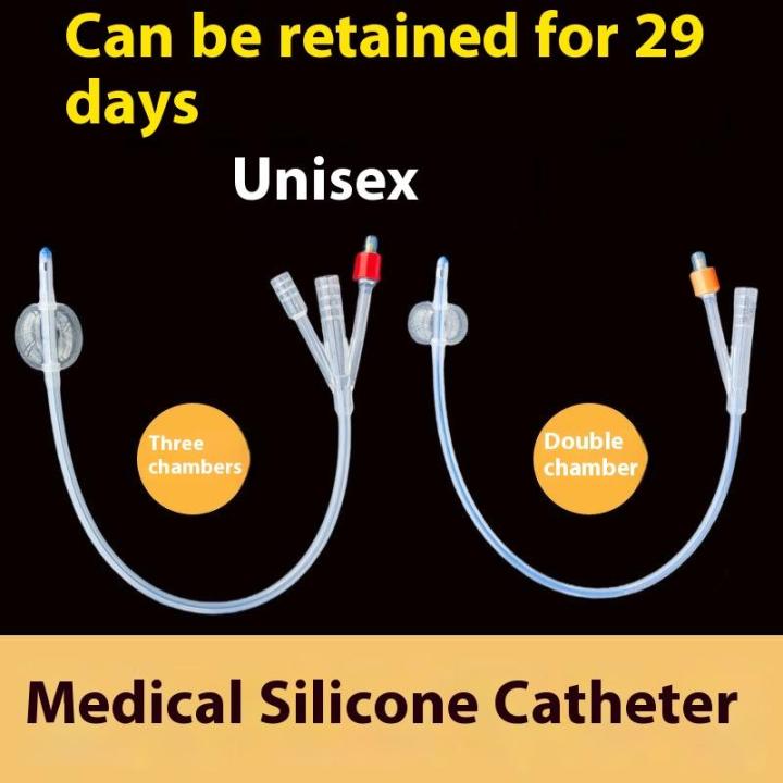 1 Piece Disposable Medical Silicone 2 Way 3 Way Urinary Catheters Foley ...