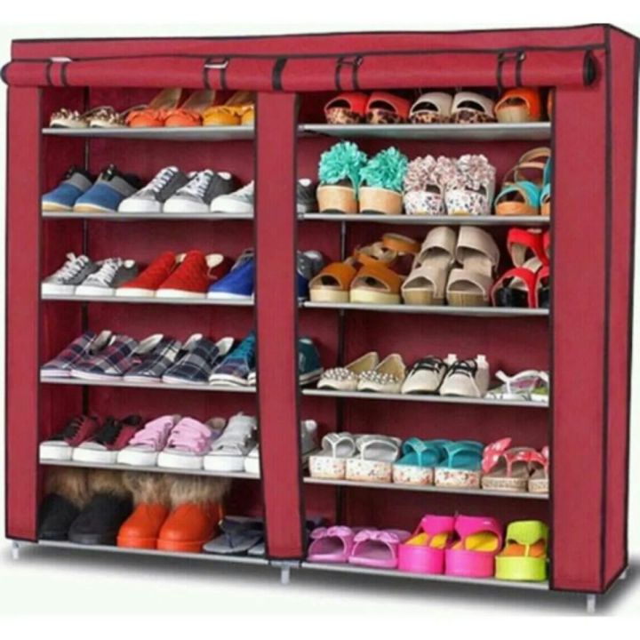 double row multi function shoe rack | Daraz.lk