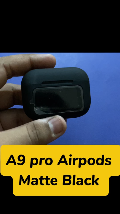 Airpods A9 pro TWS Bluetooth Headphones Wireless Earbuds Touch Screen ...