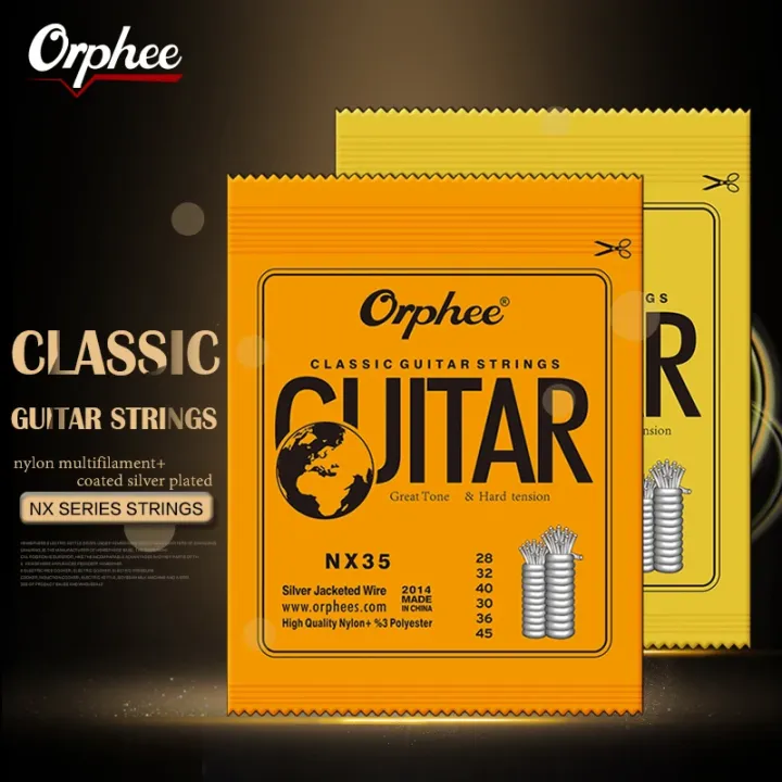 Orphee Nylon Classical Acoustic Guitar String Silver Plated Wire Hard ...