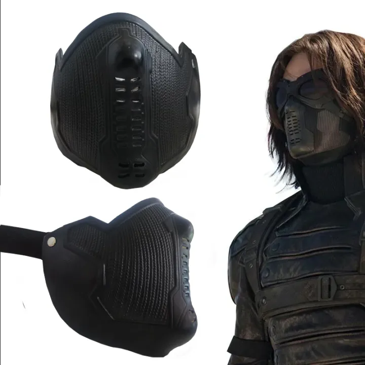 Super Hero Cosplay Winter Soldier Mask James Buchanan Bucky Barnes ...
