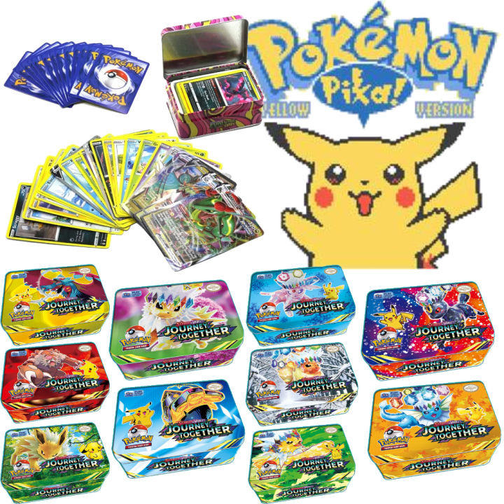 42pcs/set Metal Box Iron Pokemon JOURNEY TOGETHER Battle Toys Lost ...
