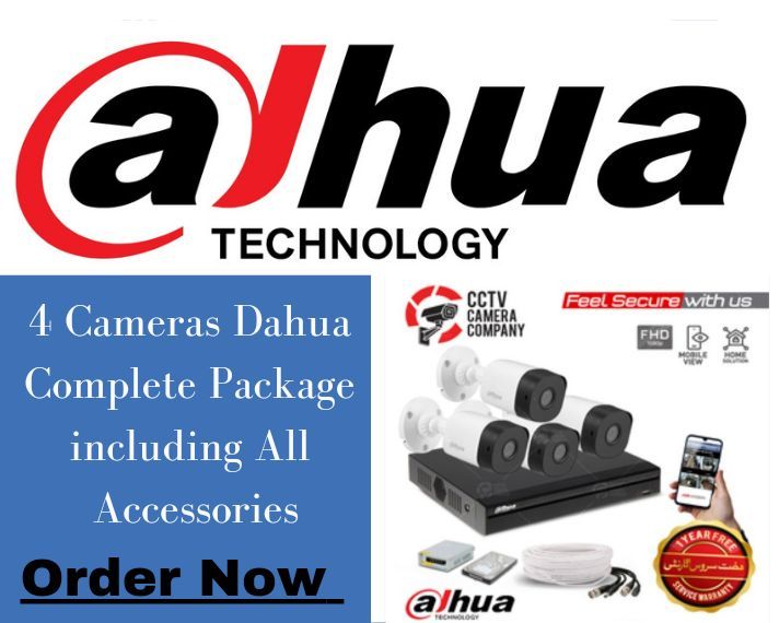 4 Cameras Complete Package | Daraz.pk