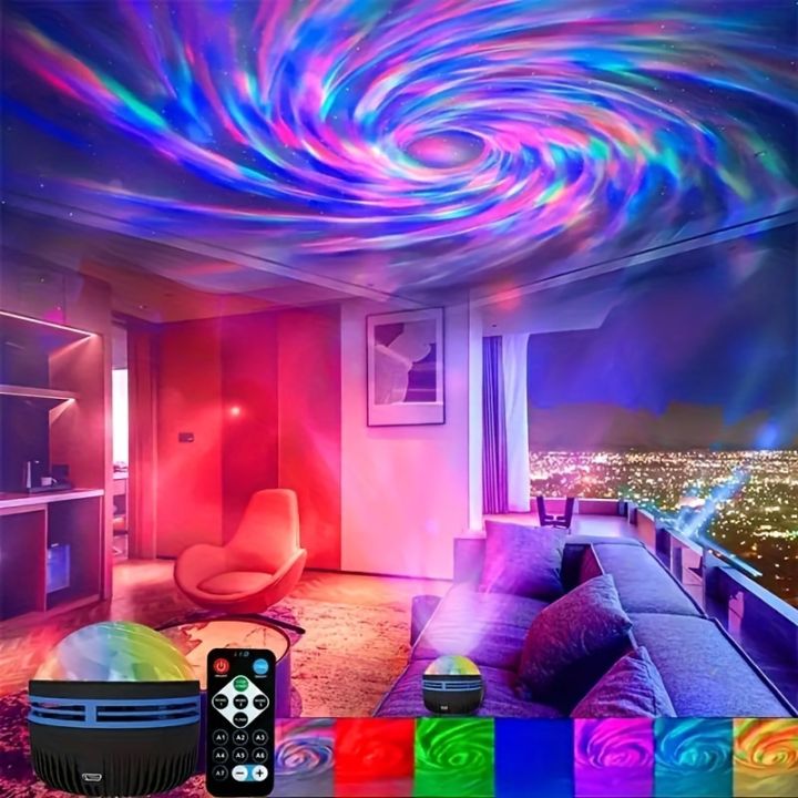 Vorix LED Starry Galaxy Projector Light RGB Smart Remote Control Star ...