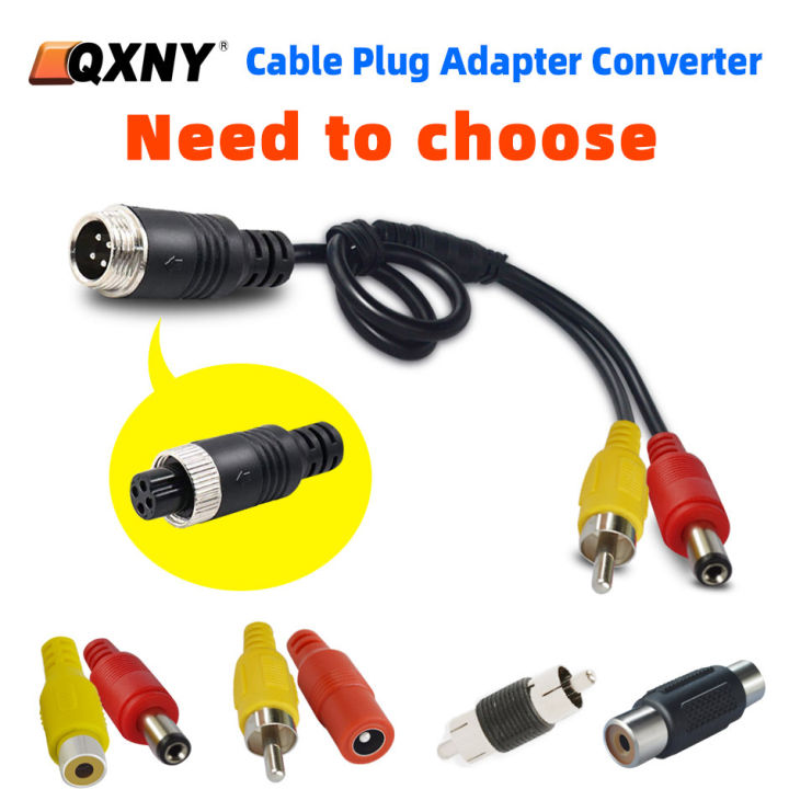 4Pin Aviation Head Male/Female To RCA AV/Female DC Multiple Cable Plug ...