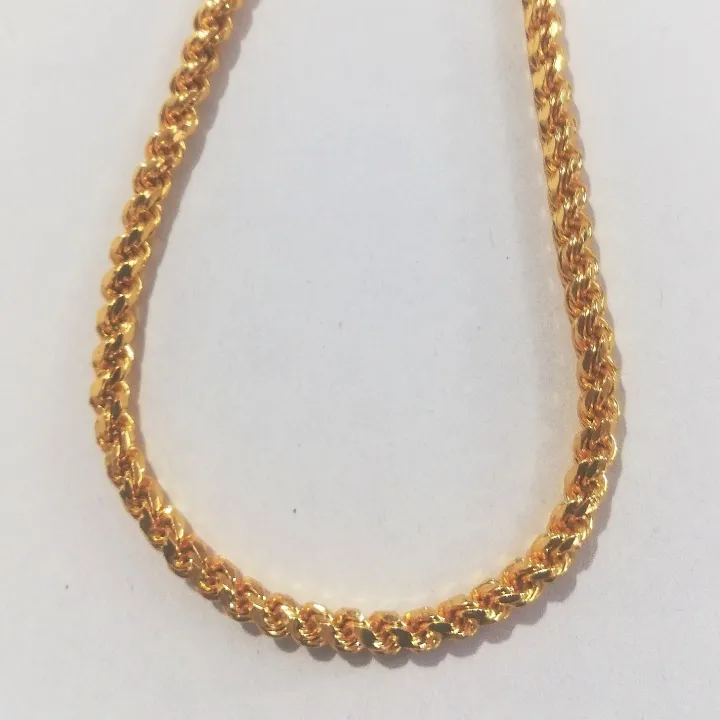 Twisted Gold Plated Chain | Daraz.com.np