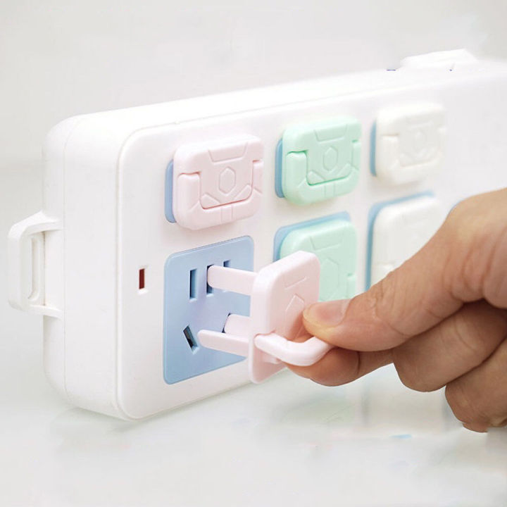 Socket cover socket plug with handle pack of 10 PCs child proof shock ...