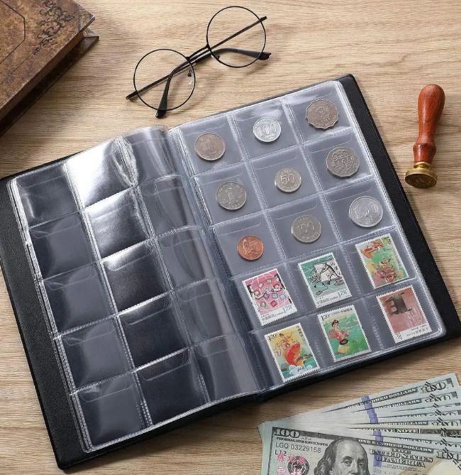 150 Pockets Coin Collection Album Coin Collecting Holder Book Supplies ...