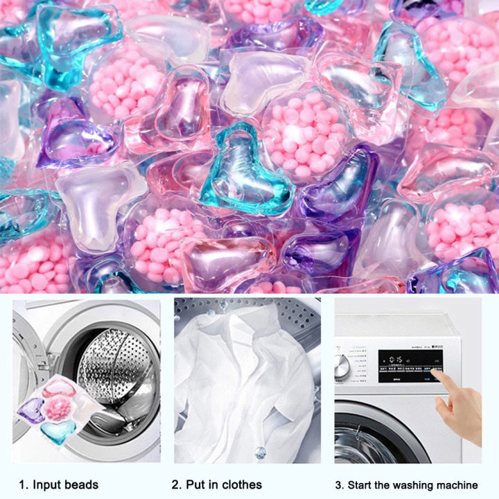 50Pcs Laundry Detergent Soap Box 5 in 1 Multi-purpose Strong Detergent ...