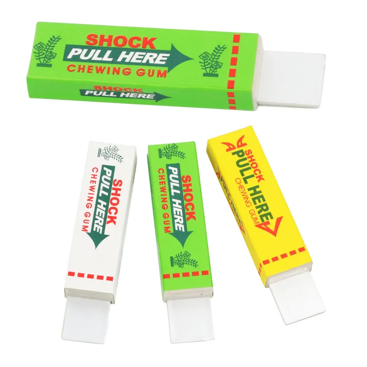 Trick electric chewing gum, charged chewing gum, pranks on friends ...