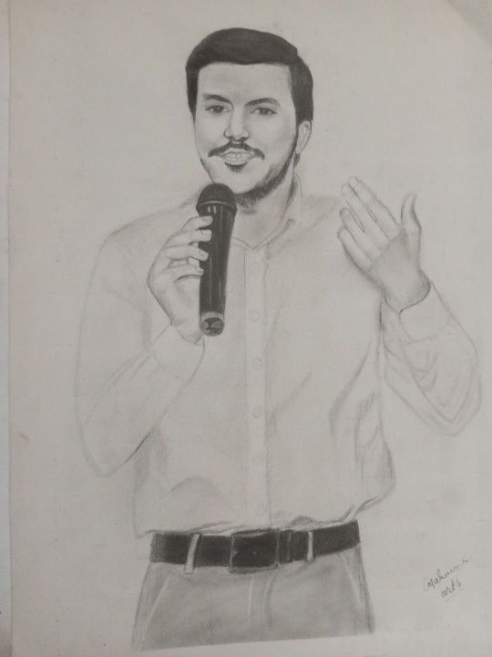 customize A4 size sketch on sheet best for gift your friend (sketch ...