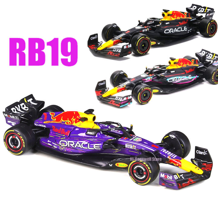 Bburago 1:43 Red Bull Racing RB20 RB19 Miami GP F1 Formula Car Die Cast ...
