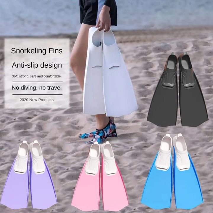 Snorkeling Boost Long Flippers Foot Style Acceleration Diving Flippers ...