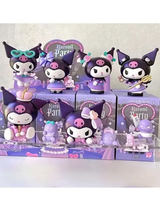 Sanrio kuromi box blind action figure dolls anime figures bag surprise ...