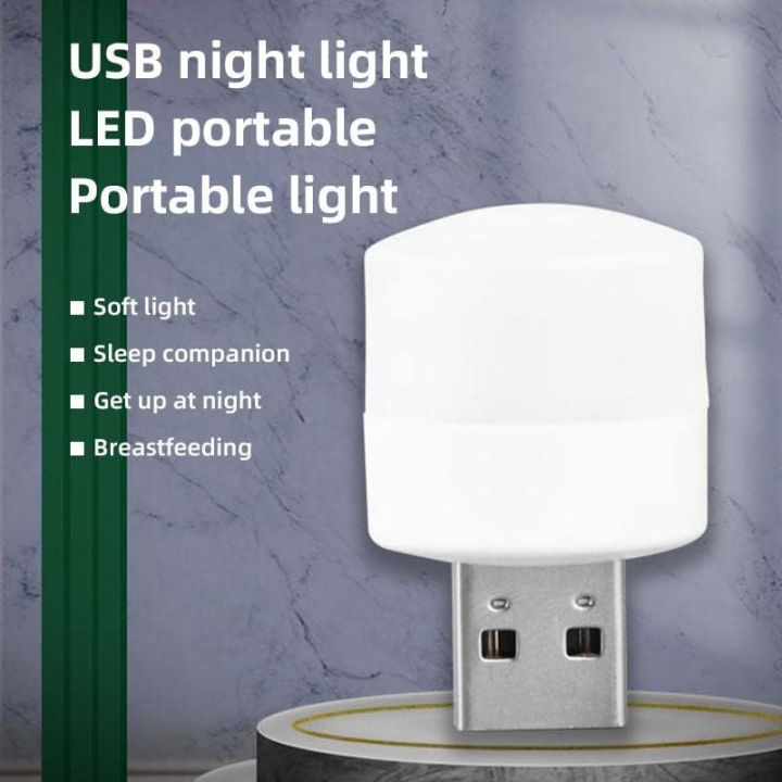 USB Mini LED Night Bulb – Compact Plug & Play USB Light for Laptops ...