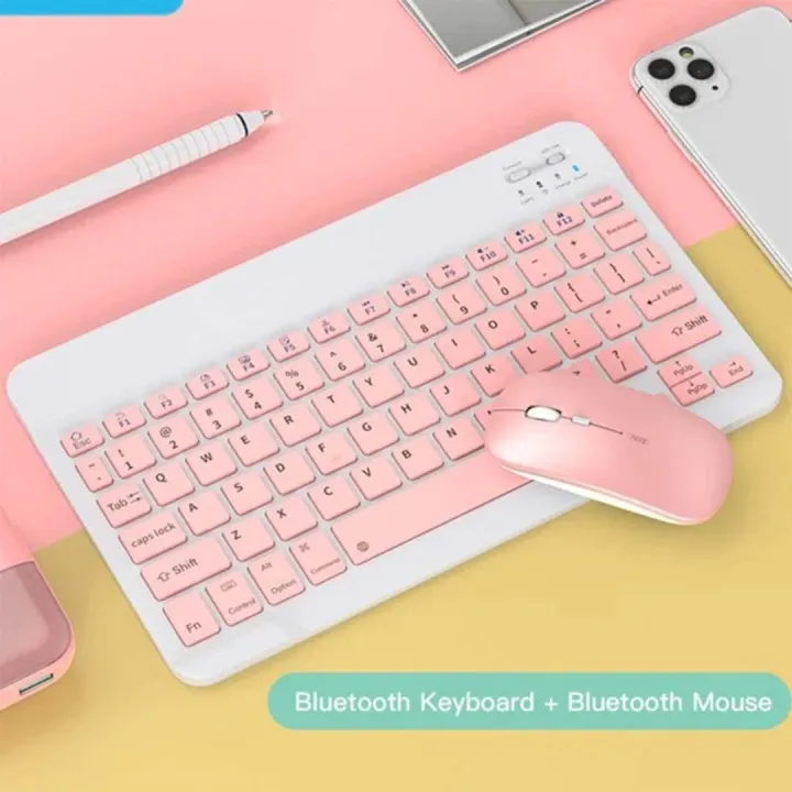 Rechargeable Bluetooth Mouse and Keyboard KIT(Designed for Multi-device ...