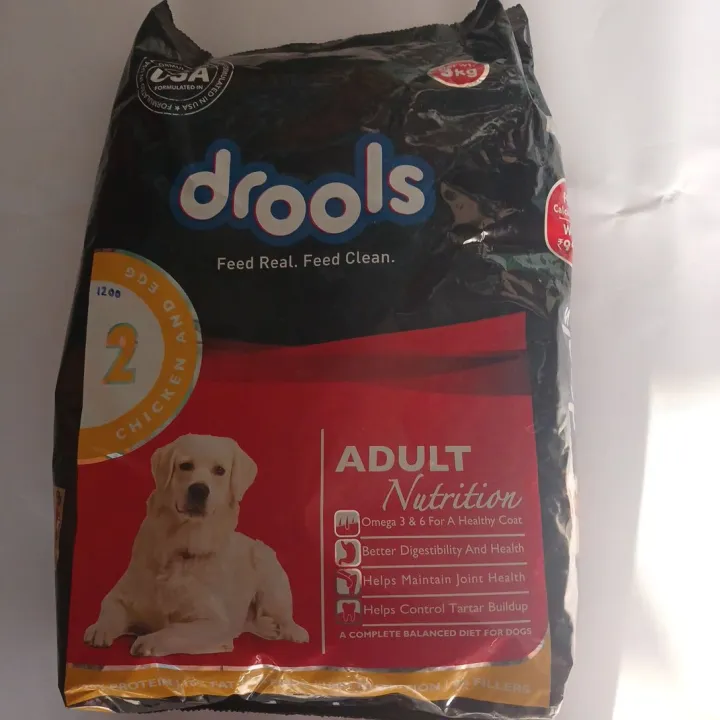Drools Chicken & Egg Flavoured Adult Dog 3 kg | Daraz.com.np
