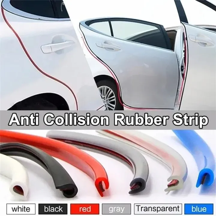 5M Car Bumper Anti Collision Strip Auto Door Edge Protector Strip Anti ...