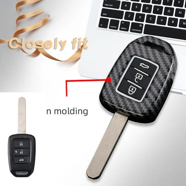 Honda city key cover carbon fiber model 2021-2023 | Daraz.pk