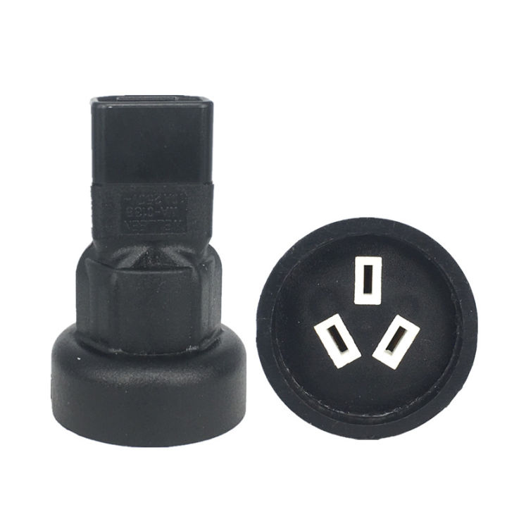 1pcs IEC 320 C14 To SAA Australia 3 Pin Female Power Adapter for PDU ...