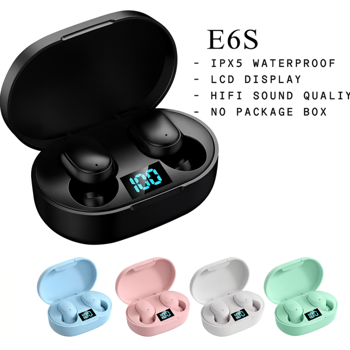E6S AirPods Pro 2nd Generation - Wireless Earbuds, Air Pro, Air Buds, Earpods with ANC ...