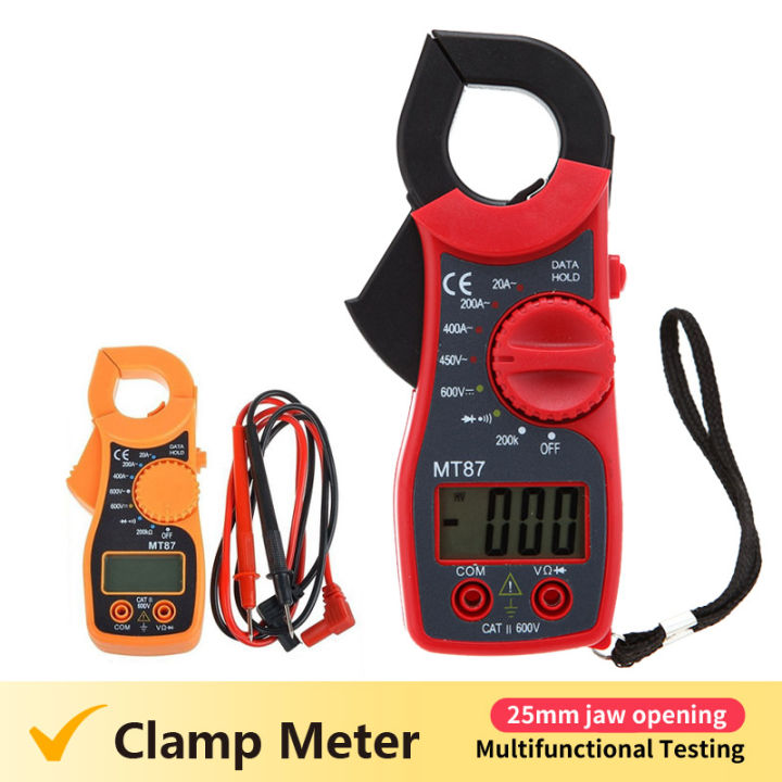 Electrical Measure LCD Digital Clamp Meter AC/DC Multimeter Current ...