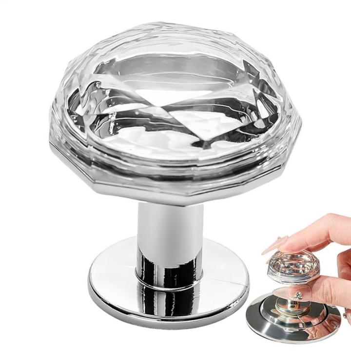 Toilet Flush Button Toilet Flusher Button Press Rhinestone Pattern ...