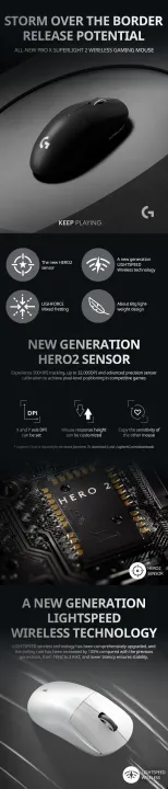 Logitech PRO X SUPERLIGHT/PRO X SUPERLIGHT 2SE/G502/G502HERO Long ...