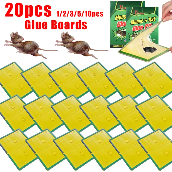 1-20pcs Mouse Board Sticky Rat Glue Mouse Adhesive Glue Board Mice ...