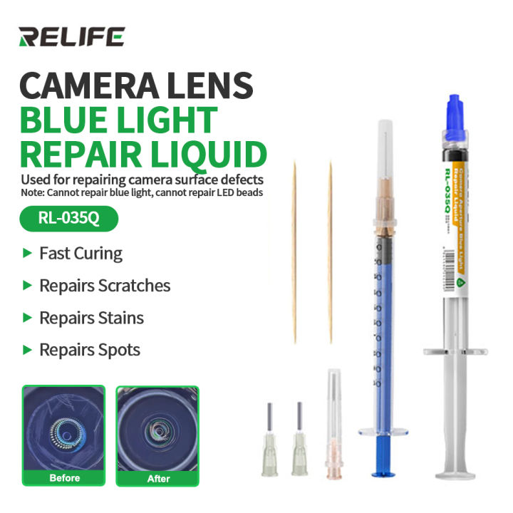 RELIFE RL-035Q 3ml Camera Lens Blue Light Repair Liquid for Mobile ...