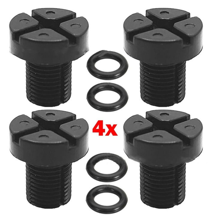 4Pcs Car Radiator Hose Vent Coolant Expansion Tank Bleeder Screw Clips ...