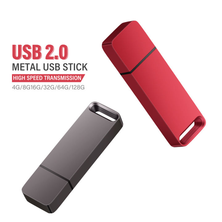 Business gift Metal USB 2.0 Flash Drives 128GB 64GB Waterproof Pen ...