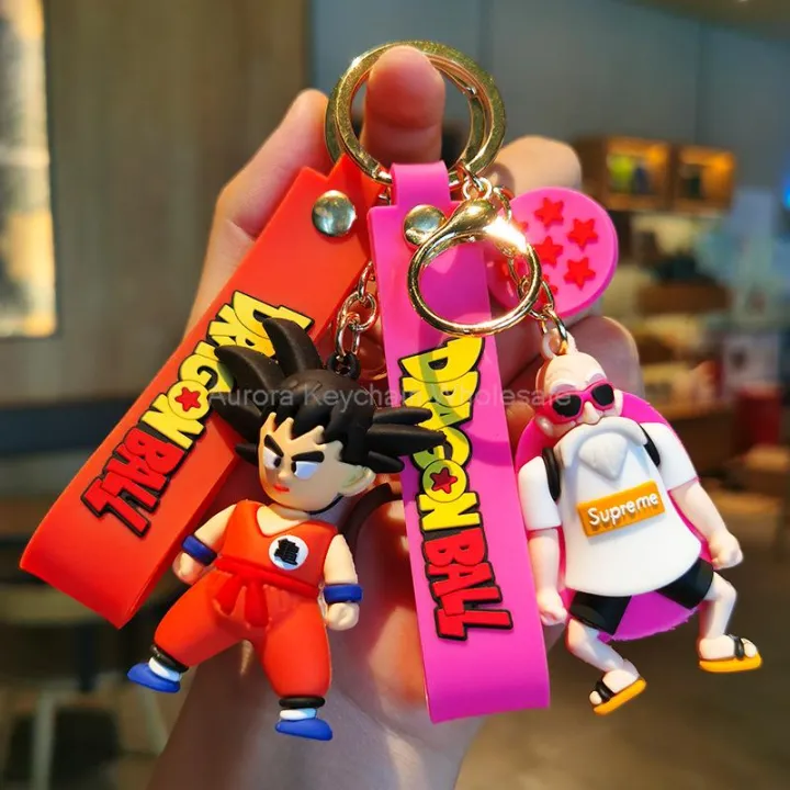 New Anime Dragon Ball Keychain Z Super Saiyan Son Goku Bulma Broly ...
