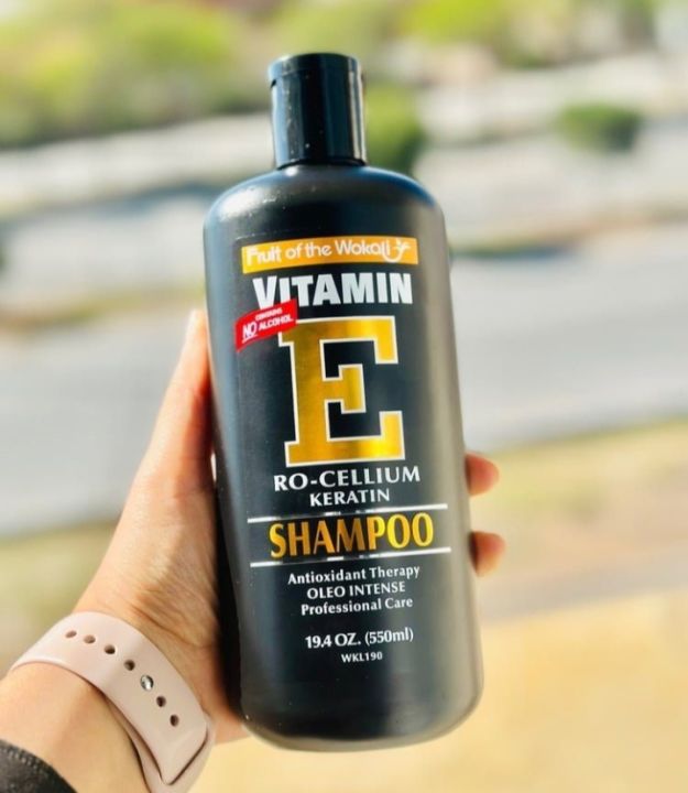 Fruit Of The Wokali Vitamin E Ro Cellium Keratin Shampoo 550ml | Daraz.lk