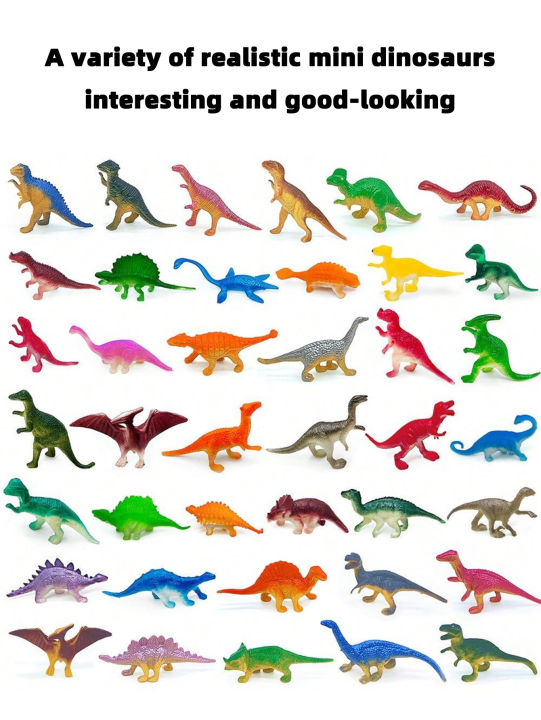 10 mini dinosaur models animal model toys Tyrannosaurus rex birthday ...