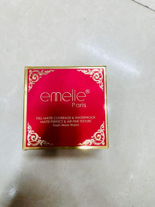 Emelie Paris Full Matte Coverage Waterproof Foundation/Powder - Fresh ...