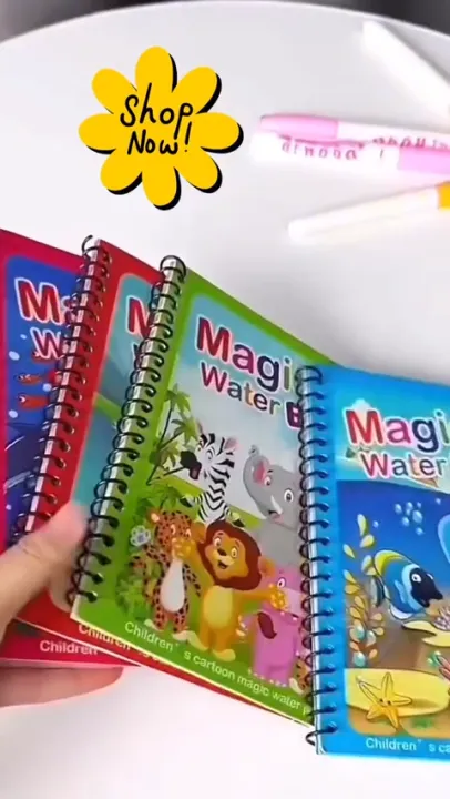 Water Magic:Secrets of the Ocean’s Whisper/Drawing Coloring Board Book ...