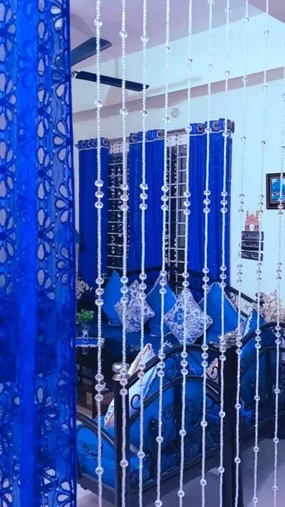 Elegant Faux Crystal Beads Curtain – Perfect for Home, Hotel, Café ...