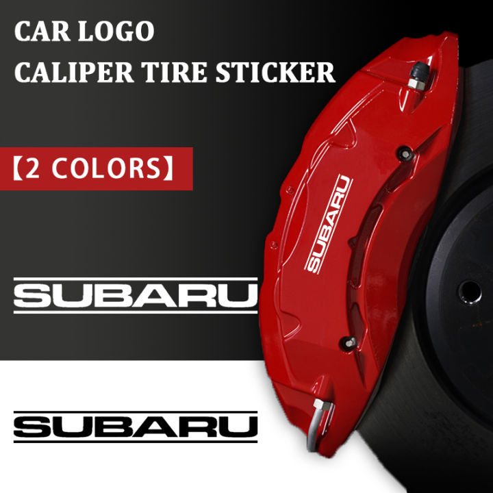 6Pcs Car Brake Caliper Wheel Decals Brake Sticker For Subaru STI Levorg ...
