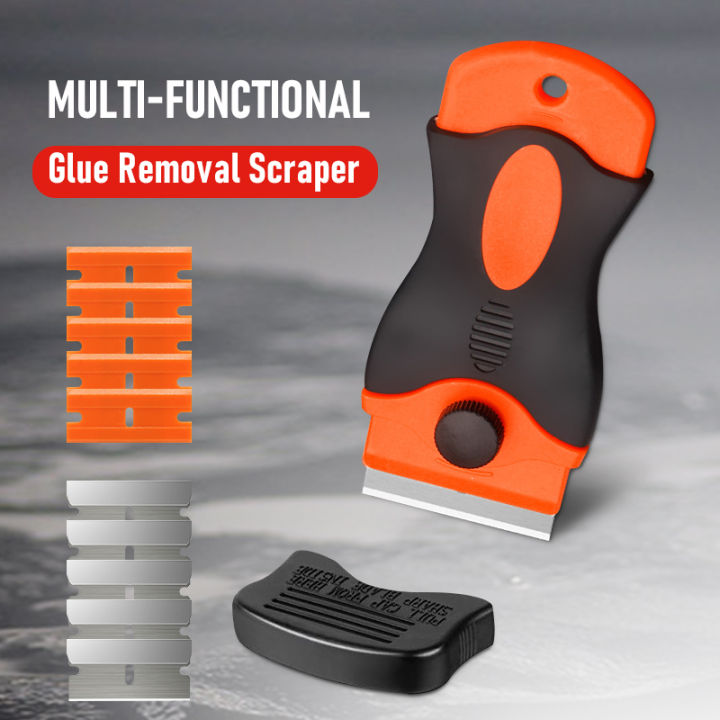 Auto Glass Cleaning Scraper Tool for Car Windows Stickers Non Scratch ...