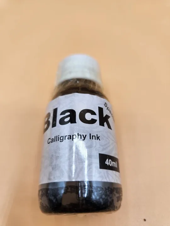 Special Black Calligraphy Ink 40 ml – For Urdu & Arabic Calligraphy ...
