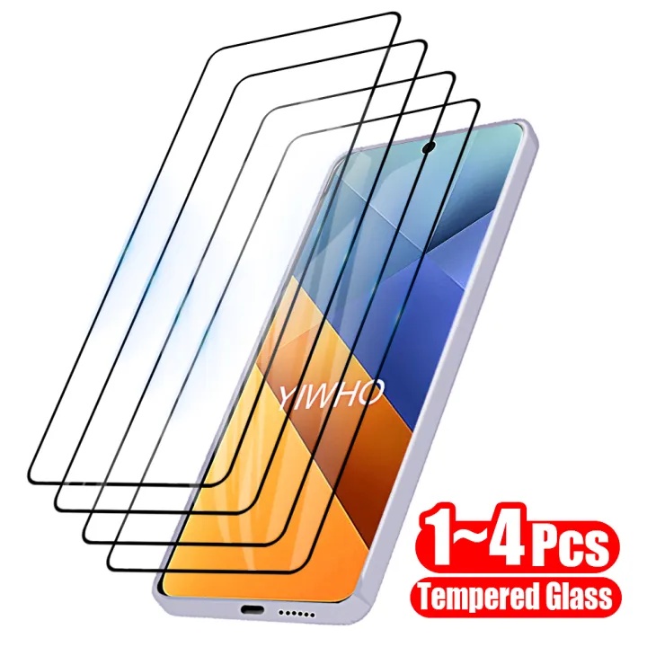 1-4pcs Protective Glass for Xiaomi Poco M6 Pro 4G M6 M5s M5 M4 ...