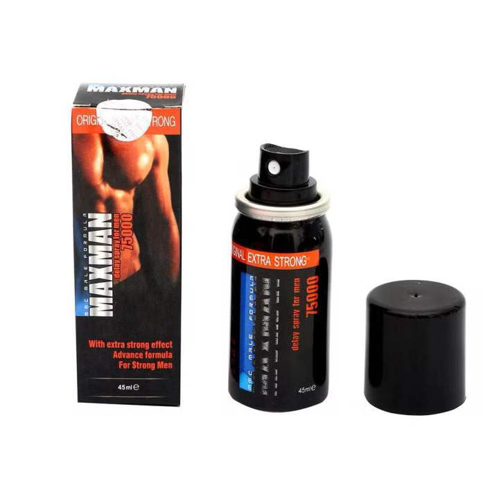 Delay long time spray for men max man 75000 with extra strong effect ...