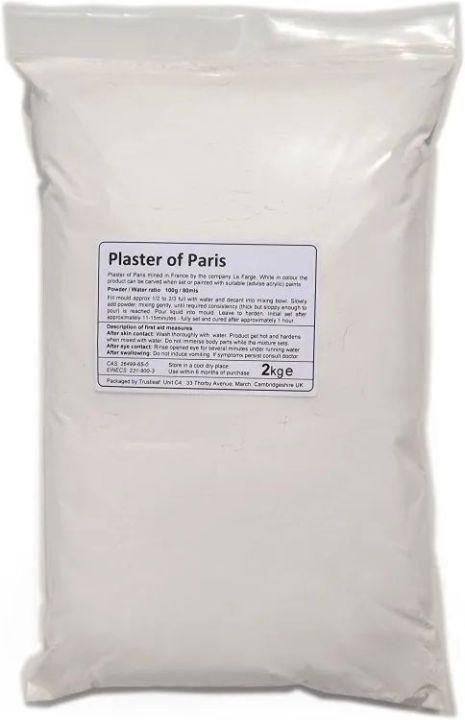 Plaster Of Paris Large 5 killoogram pkt | Gypsum Powder | Molding ...