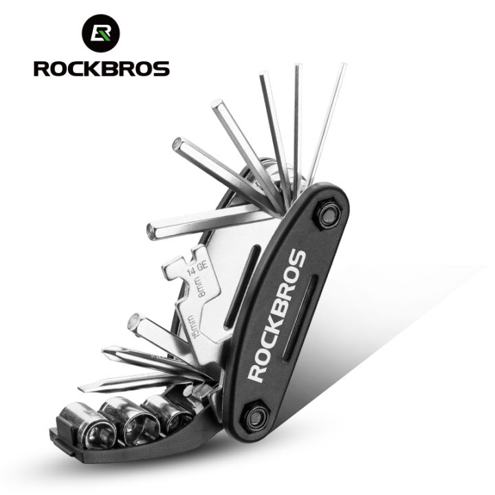 ROCKBROS 16 in 1 Bike Bicycle Multi Repair Tool Set Kit Hex Spoke Cycle ...