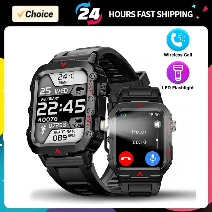 2025 Men Sports Smart Watch 1.71 Screen Blood Oxygen Bluetooth Talking ...