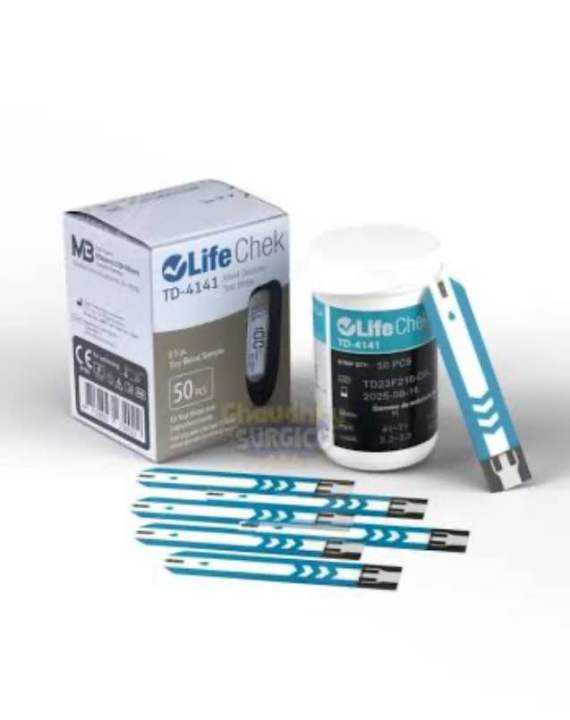 LIFE CHECK GLUCOMETER SUGAR TESTING STRIPS 1 X 50 | Daraz.pk