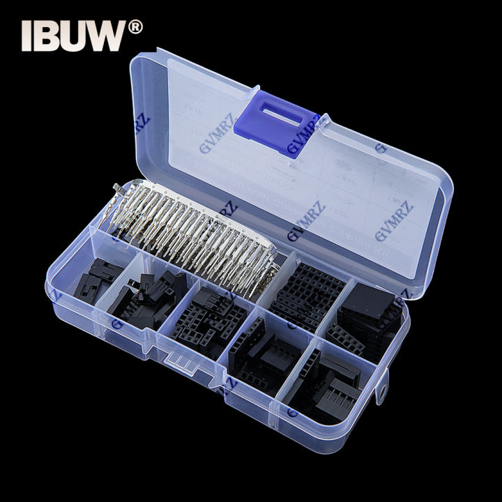 310PCS/BOX 2.54mm Male+Female Dupont Wire Jumper Line Cable 1/2/3/4/5/6 ...