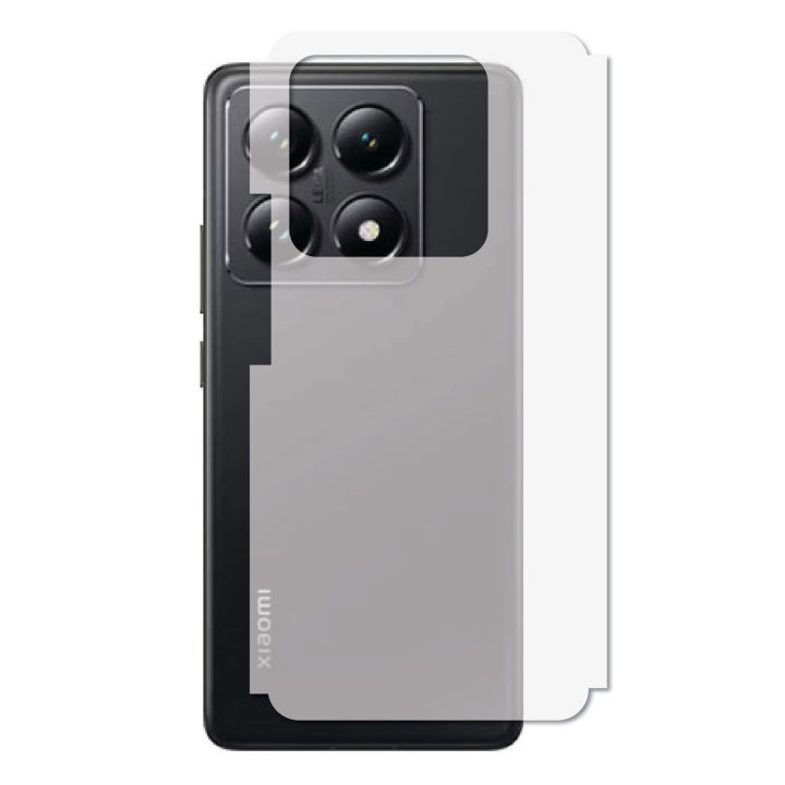 Xiaomi 14T Pro Back Matte Skin Protector - Flexible Soft Anti ...