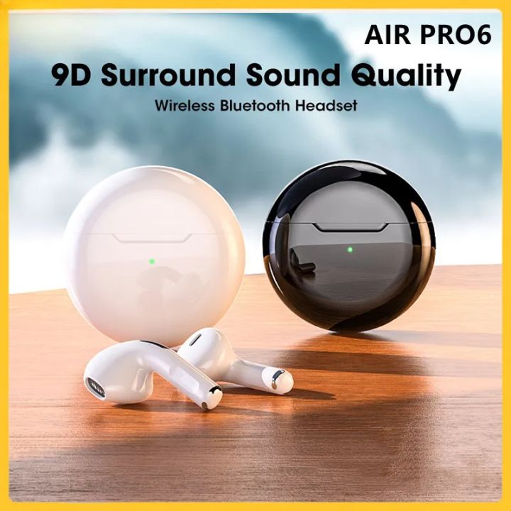 Original Pro 6 TWS Wireless Headphones with Mic Fone Bluetooth ...